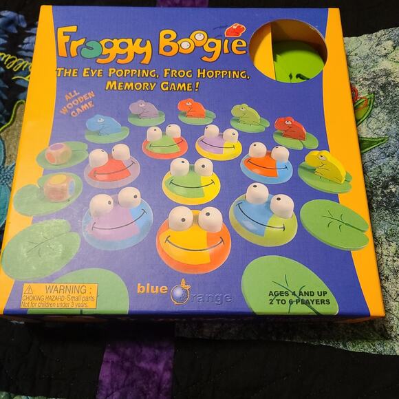 Blue Orange Games | Games | Froggy Boogie All Wooden The Eye Popping ...